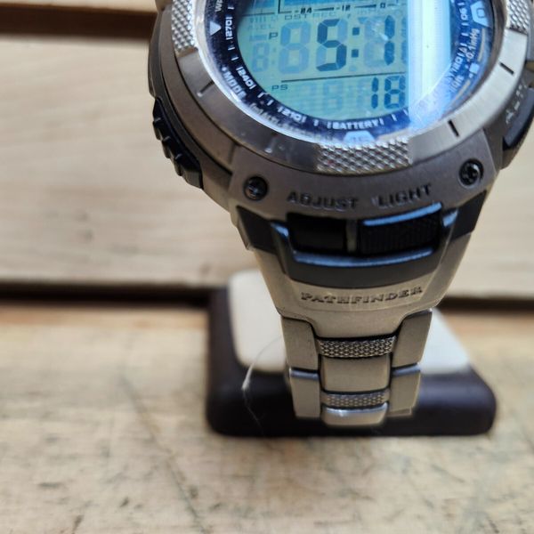 Casio Pathfinder ProTrek Men's Atomic Watch PAW-1100 3043 Triple Sensor ...