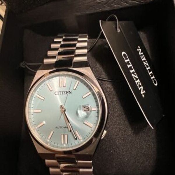 Citizen Tsuyosa NJ0151-88M Ice Blue Automatic Stainless Steel Men Watch ...