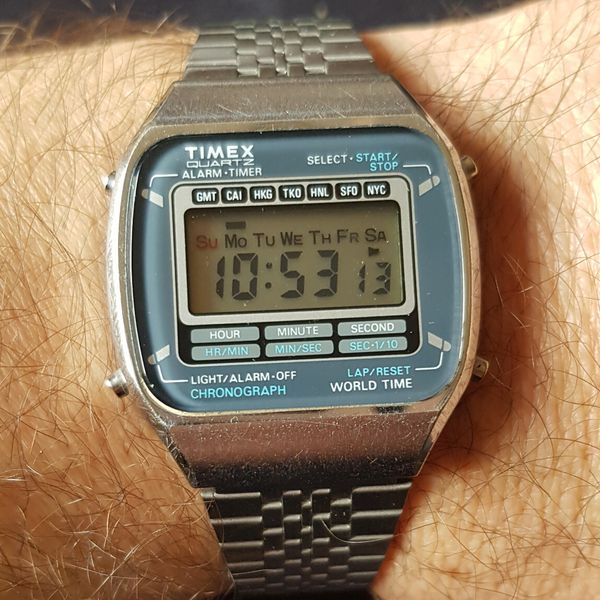 Timex Quartz vintage lcd watch | WatchCharts Marketplace