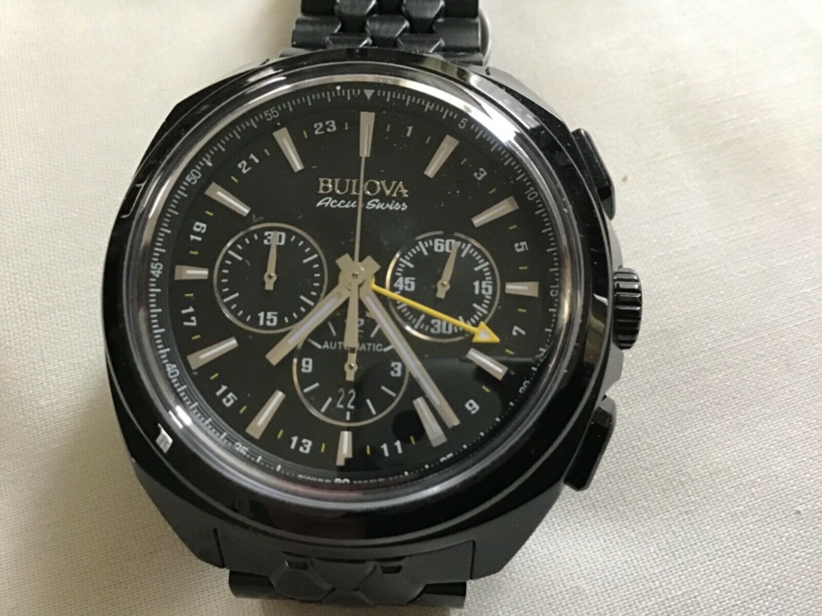 Bulova Accu Swiss Automatic Chronograph Limited Edition 65B160 ...