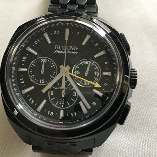 Bulova Accu Swiss Automatic Chronograph Limited Edition 65B160 ...