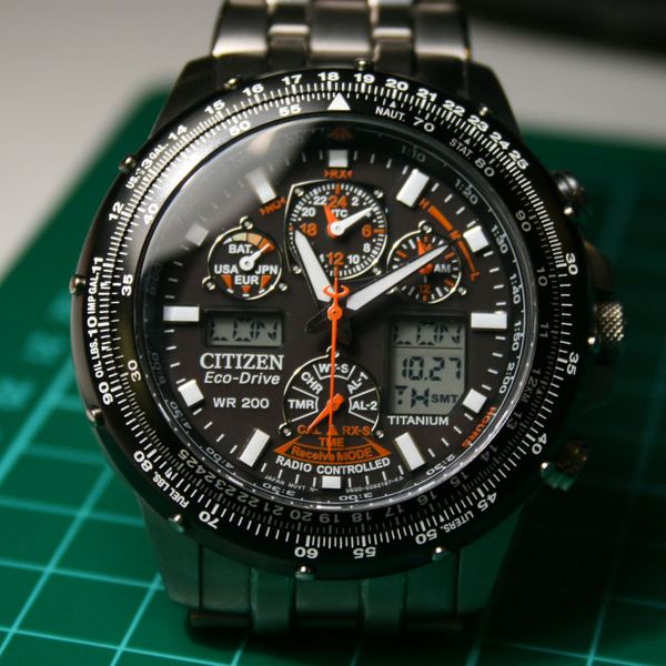 FS Citizen Eco Drive Skyhawk A-T Titanium JY0010-50E **WITHDRAWN ...