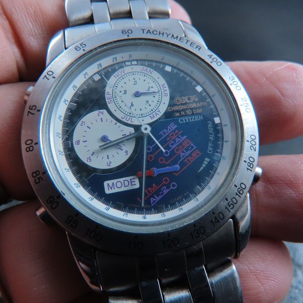 Japan Citizen OXY Chronograph Quartz Men Watch | WatchCharts Marketplace
