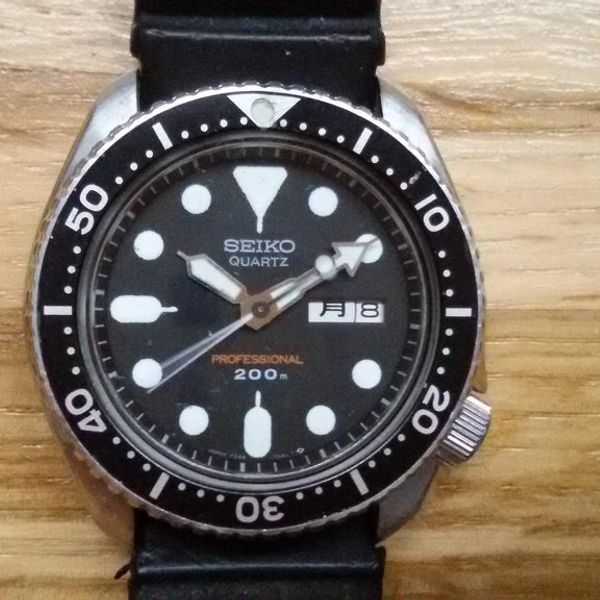 SOLD: Seiko 7548-7010 200m Professional Quartz Diver from November 1984 ...