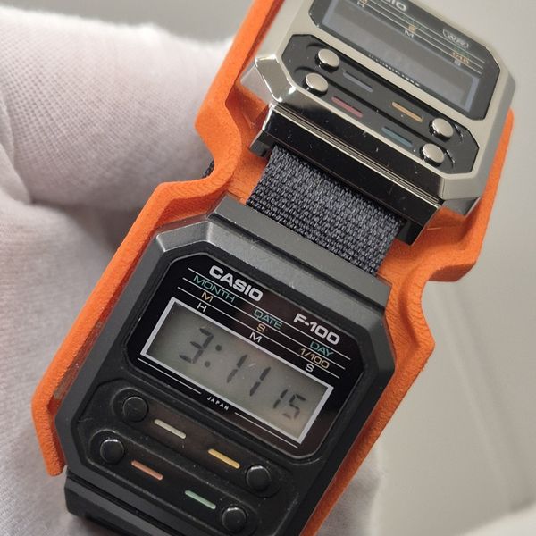 Casio F-100 Custom Watch Vintage | WatchCharts Marketplace