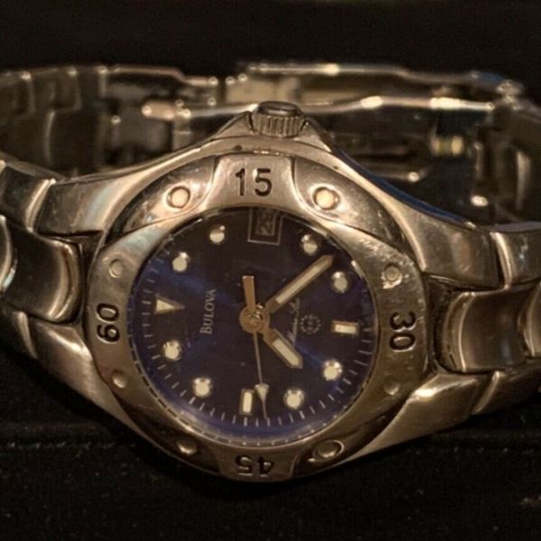 2005 Bulova Marine Star All Stainless Steel 100 M WR Watch ...