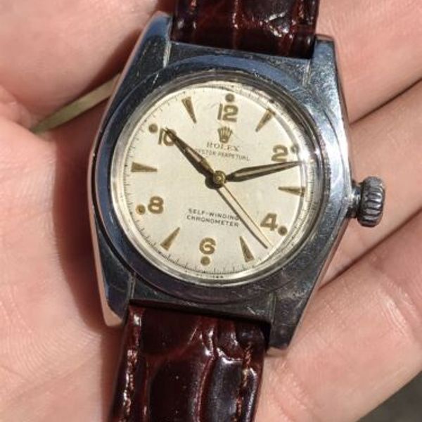 Rolex Bubbleback 2940 With Original Box And Papers 1940’s Vintage Watch ...