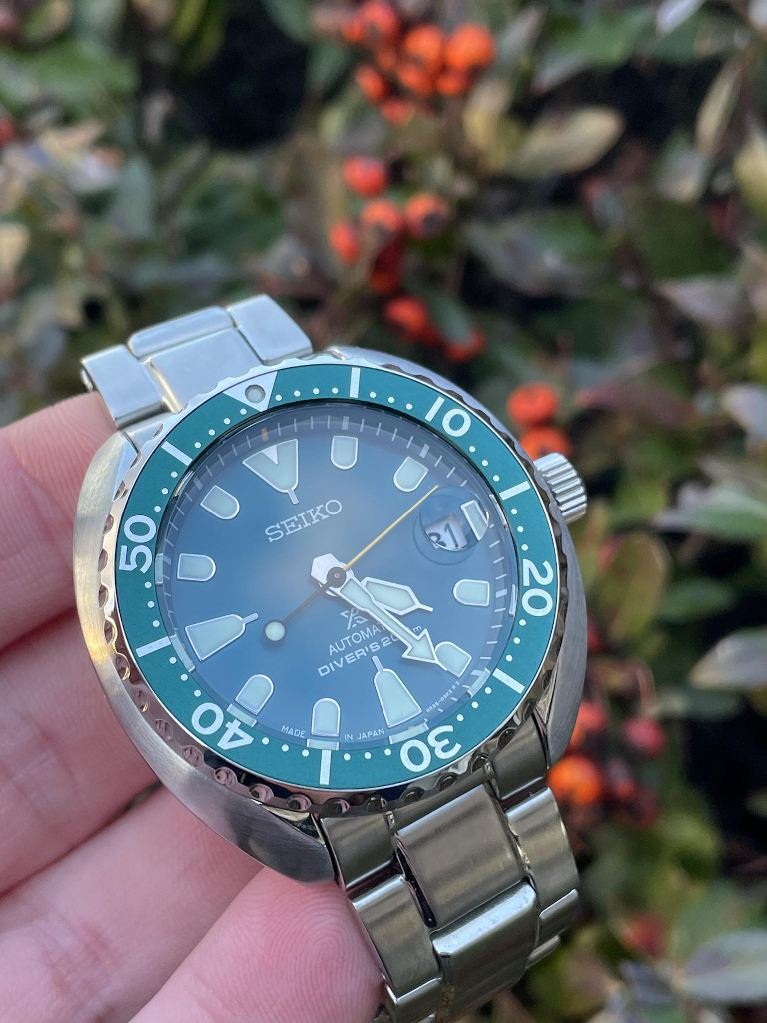 [WTS] Seiko Green Mini Turtle SBDY083 JDM mint condition full kit ...