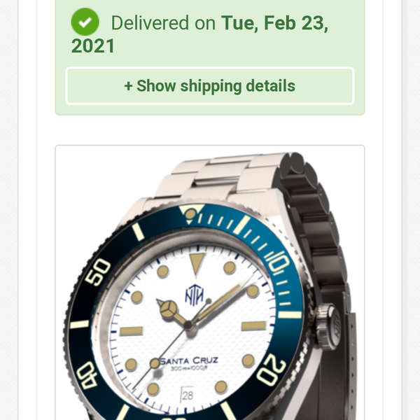 NTH Santa Cruz Date | WatchCharts