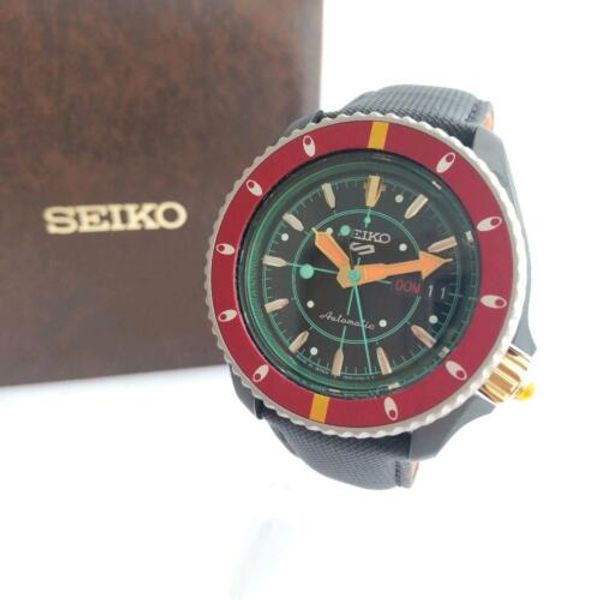 SEIKO5 JoJo's Bizarre Adventure JOJO Collaboration Narancha Seiko AT ...