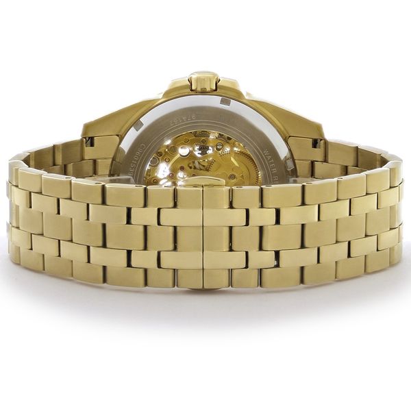 Bulova Sutton Men's Gold PVD Stainless Steel Automatic Watch 97A162 ...