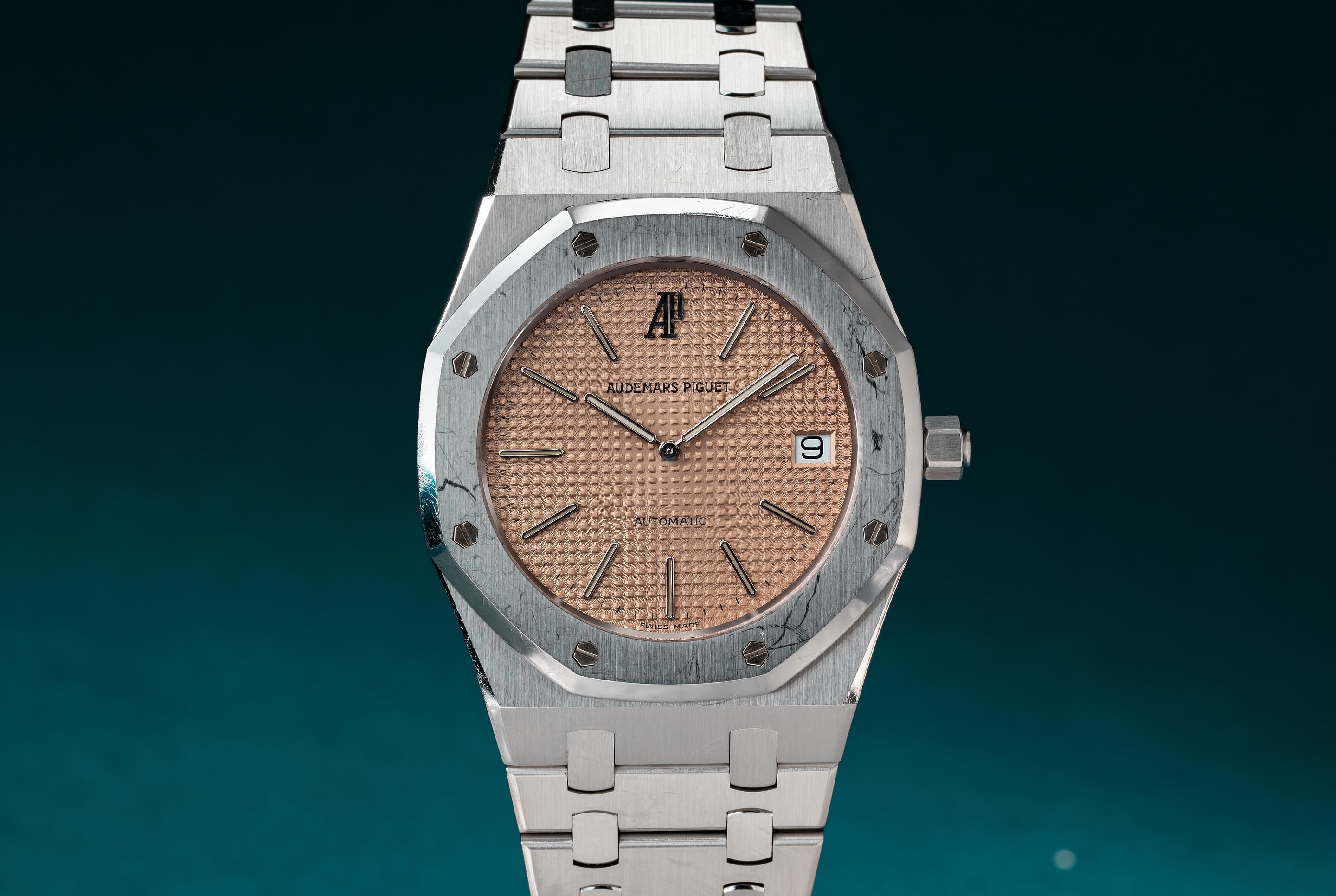 FS: 1993 Audemars Piguet Royal Oak 14802ST Salmon Dial with Extract ...
