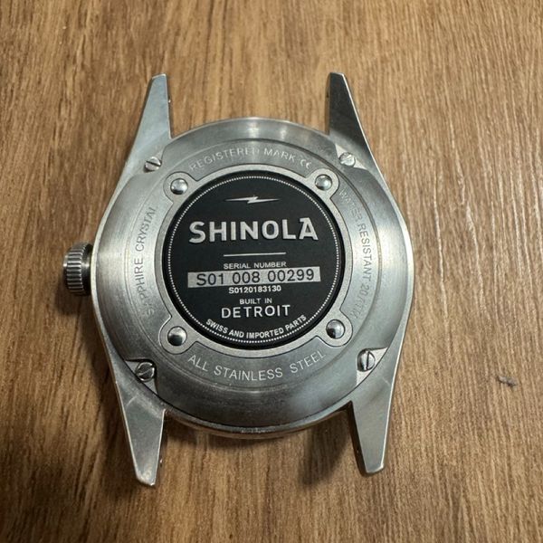 Shinola The Duck Watch, Yellow, Quartz - 42mm - Head Only & Needs ...