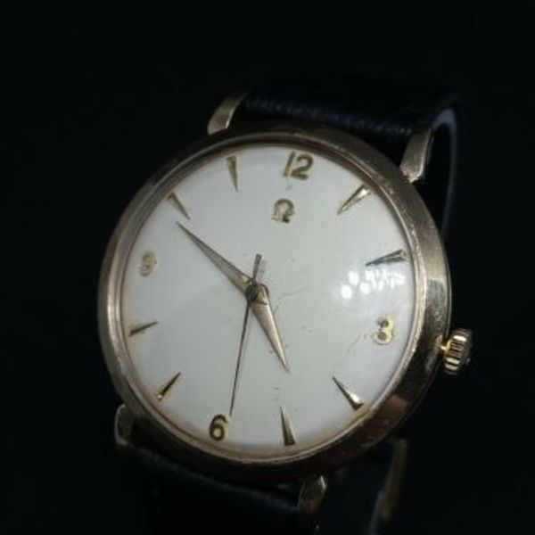 Vintage Omega Cal 501 Automatic Solid gold | WatchCharts Marketplace