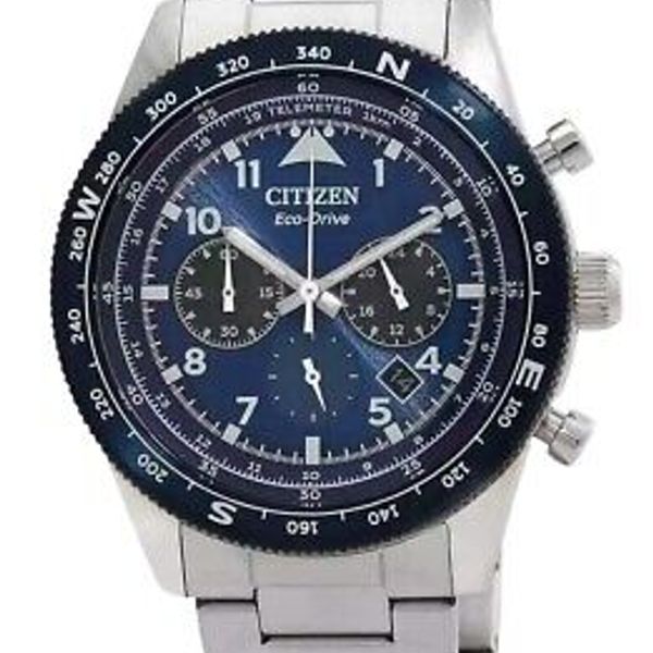 Citizen Eco-Drive Chronograph Blue Dial 100M Men's Watch CA4554-84L ...