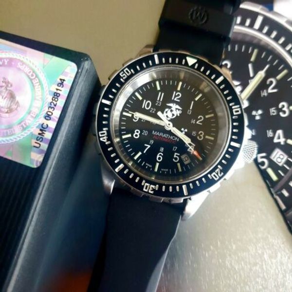 Marathon GSAR MARINES USMC Watch USA -Mint Automatic ONLY ONE IN EBAY ...