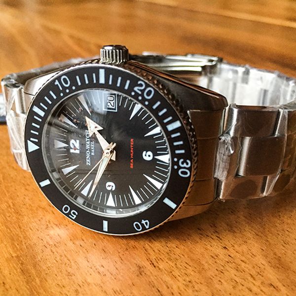 Zeno Sea Hunter Diver Ref 500 ETA Automatic NOS Full Kit | WatchCharts