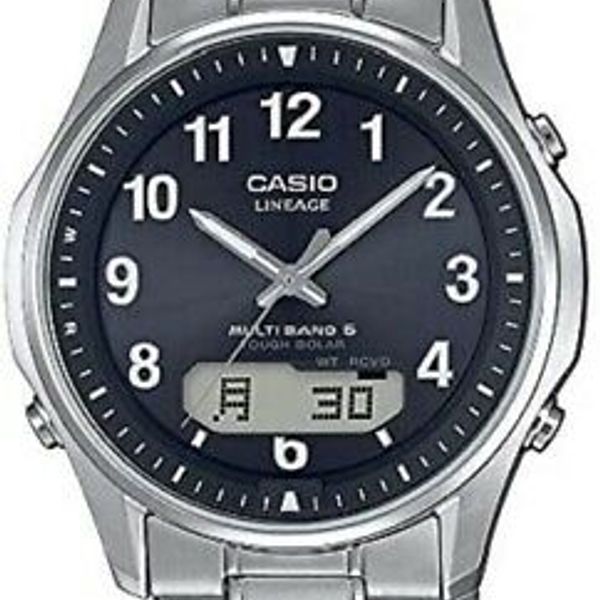 CASIO LINEAGE LCW-M100TSE-1A2JF Solar Radio Men's Watch Titanium New in ...
