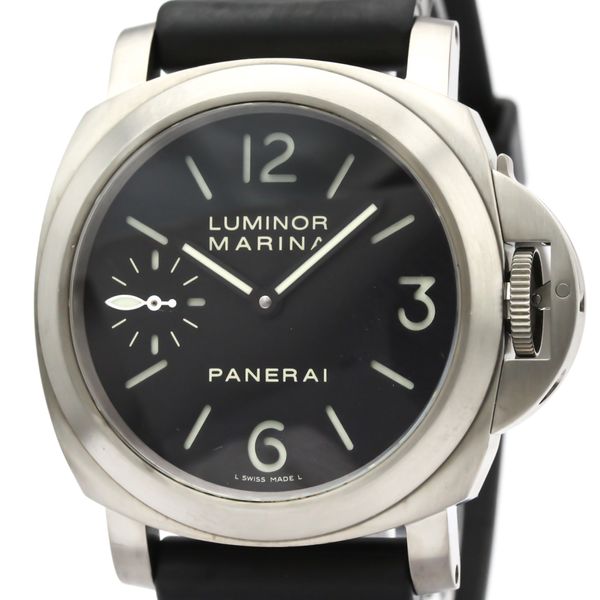 Panerai Luminor Marina Titanium Rubber Manual Winding Men's Watch ...