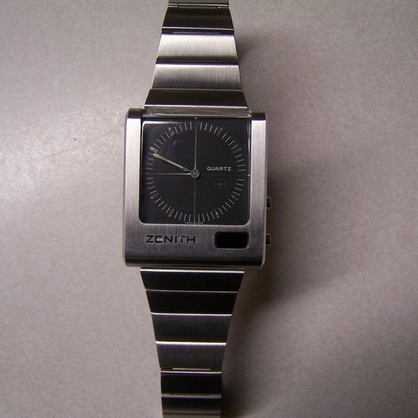1970s Zenith 'Future Time Command' Analog-digital LED Watch In Box ...