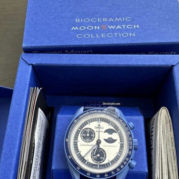 Swatch x Omega Moonswatch Mission To The Super Blue Moonphase - NEW ...