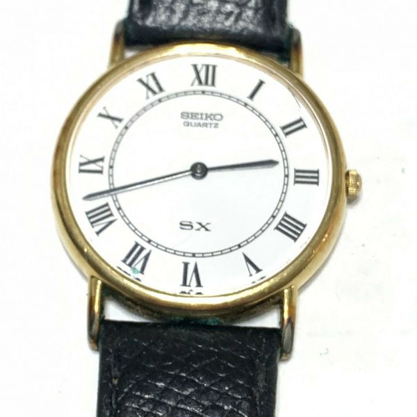 Vintage Seiko 5Y30-7000 Roman Numerals Rare Men’s Quartz Watch New ...