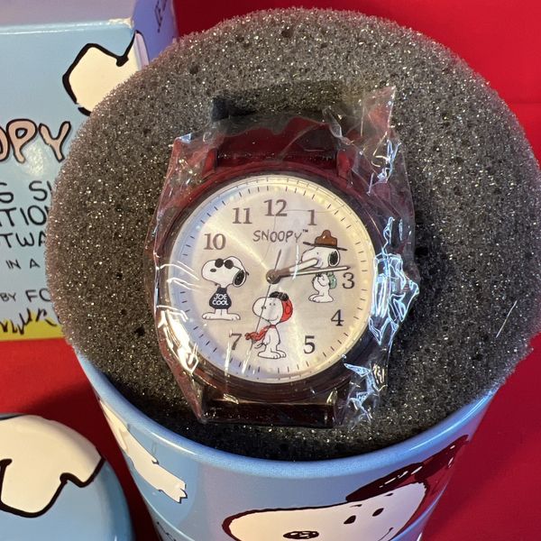 Fossil LI-1681 Sterling Silver Peanuts Snoopy Watch #861/1500 NIB ...