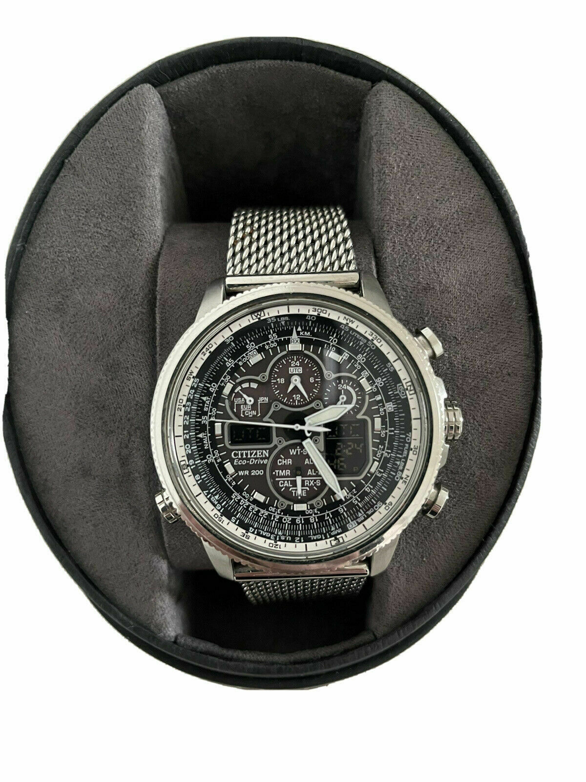 Citizen Men's JY8030-83E Radio Controlled Navihawk A-T Eco-Drive Watch ...