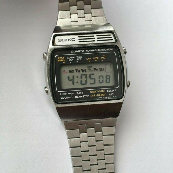 Vintage Seiko Quartz watch A158-5000 Alarm Chronograph Water Resist Working | WatchCharts ...
