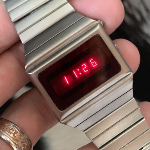 Vintage 70s Gillette Reflex Model 305 LED Watch Working Excellent ...
