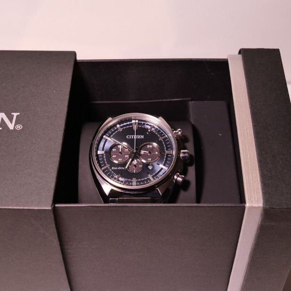 Citizen Metropolitan Chronograph Navy Blue Stainless Steel B620-S104319 ...