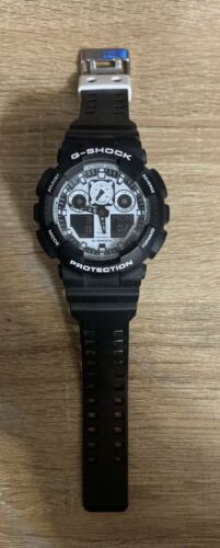 Casio G-Shock / 5081 Authent / GA100 PANDA Ed - Black / White - GA-100BW Miltary | WatchCharts ...