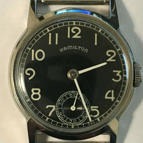 Hamilton Lexington, vintage WWII era watch, very good cosmetically ...