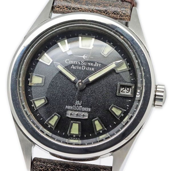 Citizen Super Jet Auto Dater Para Water SADS 51202-Y Citizen Super Jet ...