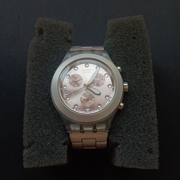 Rare Swatch Irony Diaphane swiss made chronograph ag 2005 | WatchCharts ...
