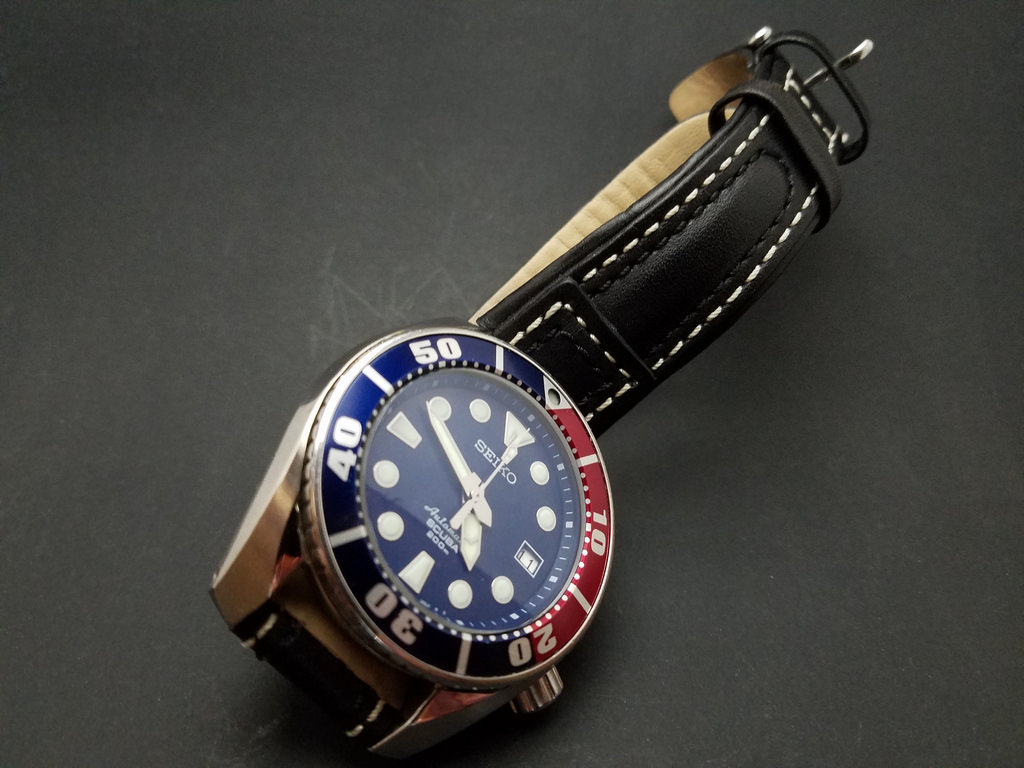 REDUCED! Seiko Sumo SBDC003 w/ upgraded sapphire, bezel, Crafter Blue ...
