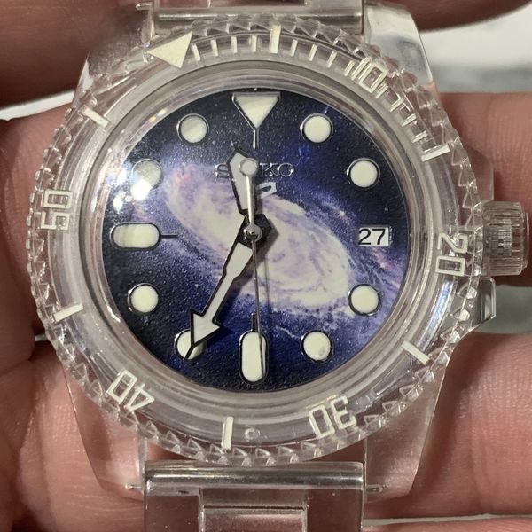 Custom Mod Watch | Space Dial | Powered By Seiko NH35 Automatic ...