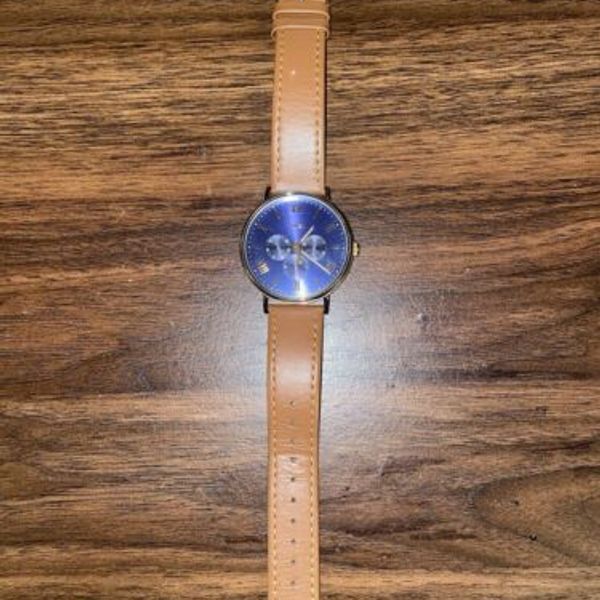 Timex Weekender Chronograph with Tan Leather Strap Men's | WatchCharts ...