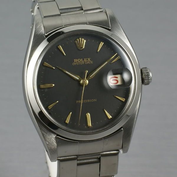 Rolex Precision Ref: 6494 Roulette Date wheel | WatchCharts Marketplace