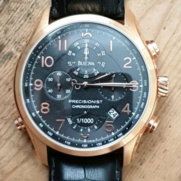 Bulova Precisionist C977754 Chronograph Watch. Mens Bulova 262 kHz ...