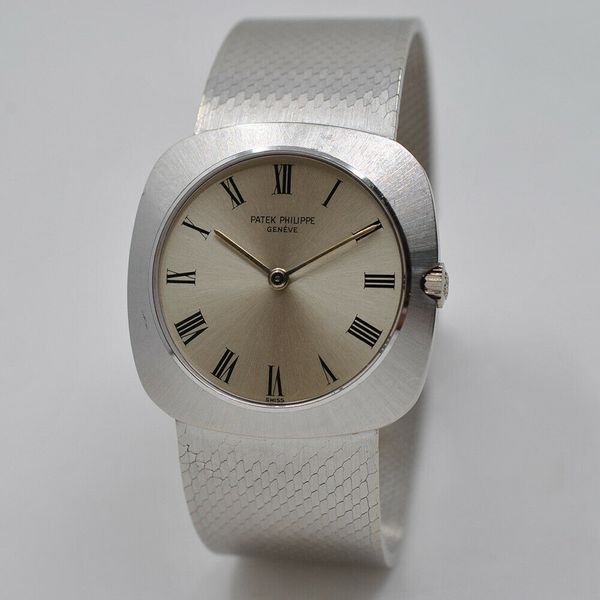 PATEK PHILIPPE 3543/2 WHITE GOLD 18K. YEAR 1969 WITH ARCHIVES EXTRACT ...
