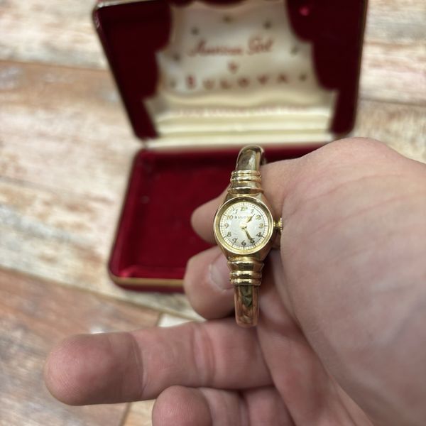 Vintage Bulova American Girl Watch 10k Gold Filled Works | WatchCharts ...