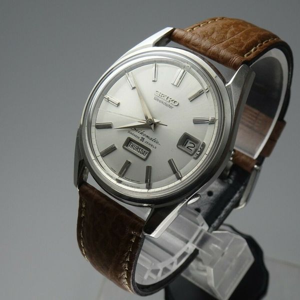 Vintage 1964 JAPAN SEIKO SEIKOMATIC WEEKDATER 6218-8971 35Jewels ...