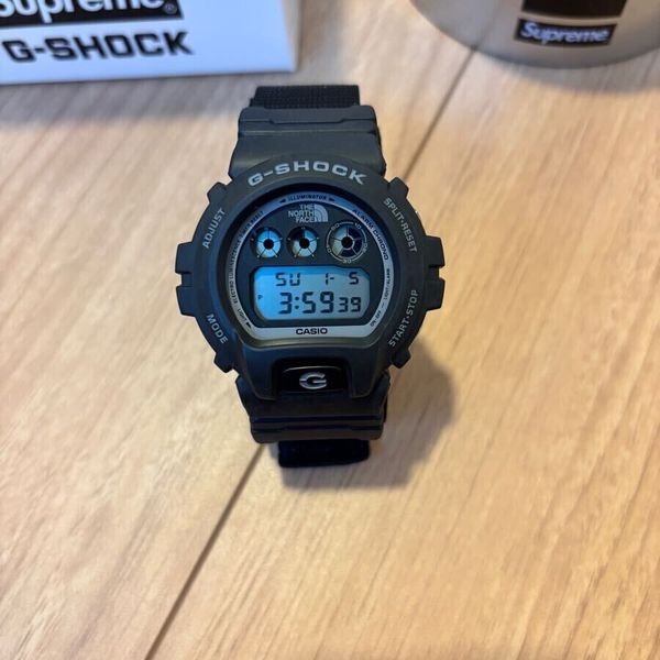 Supreme x The North Face G-Shock Watch Black RARE FW22 DW-6900NS-1CR ...