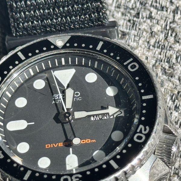 Seiko SKX007K 7S26-0020 “Black Boy” Automatic Diver’s Watch ...