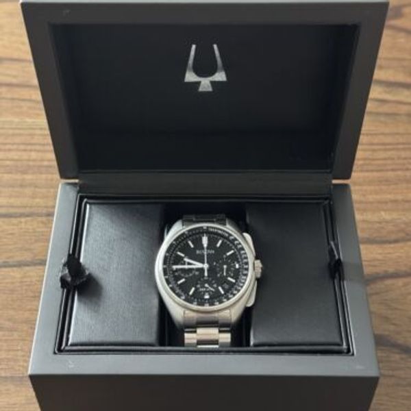 Bulova Lunar Pilot "Moon Watch" 96B258 Quartz Watch Commemorating ...