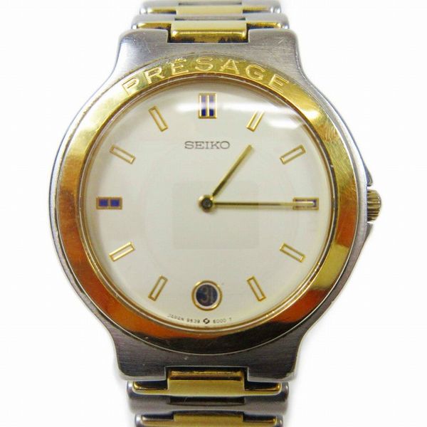 [Used] Seiko SEIKO PRESAGE Presage Watch Calendar Quartz Analog Watch ...