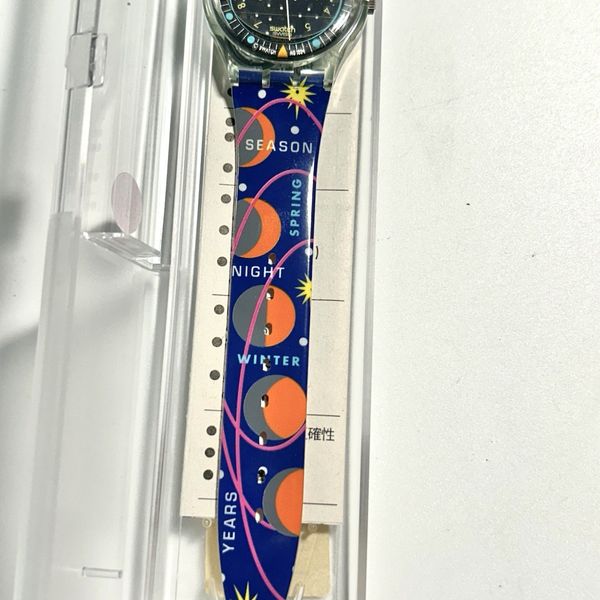 Vintage Swatch Solar SRG 100 Planetarium New + Unworn + Box ...