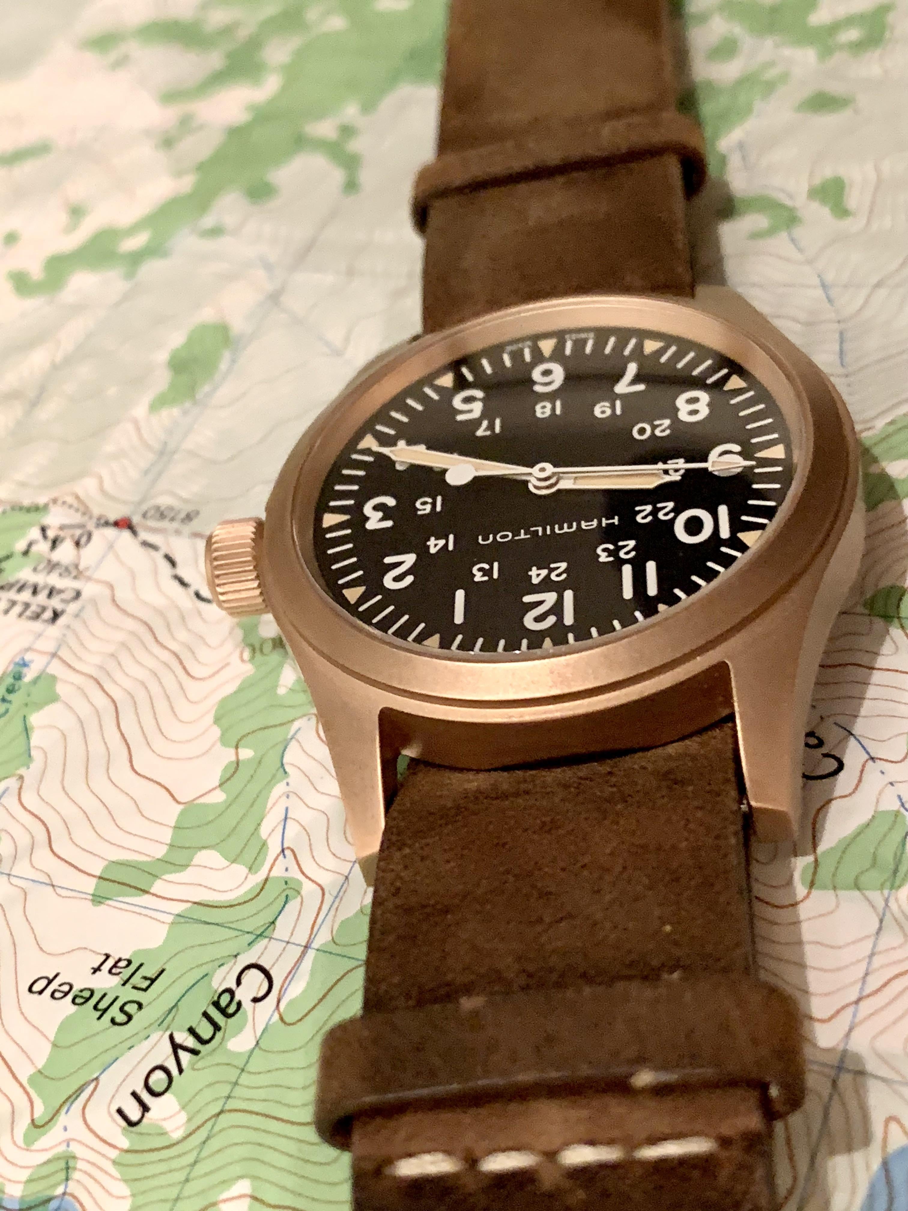 [WTS] Hamilton Khaki Mechanical Bronze Ref H69459530 | WatchCharts