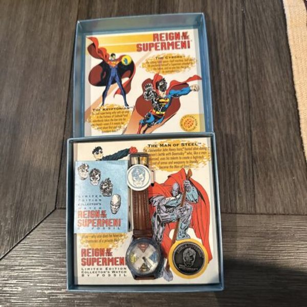 Reign Of The Superman Limited Edition Fossil Watch Collectors 1993 DC ...